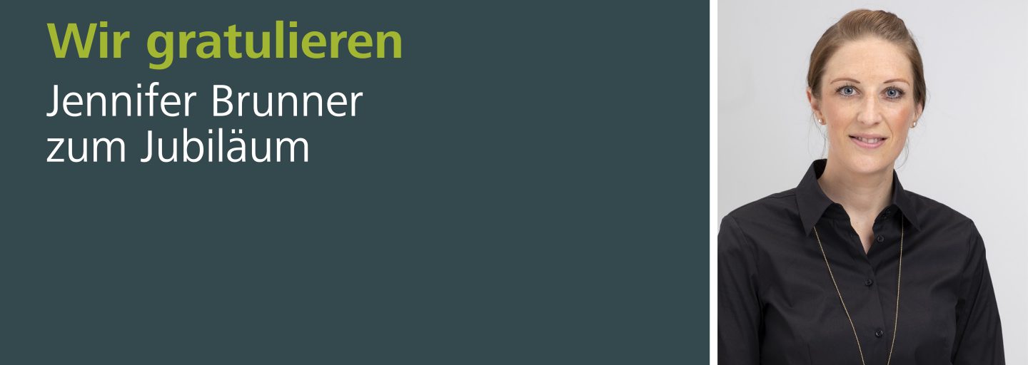 Gratulation Jubiläum Jennifer Brunner