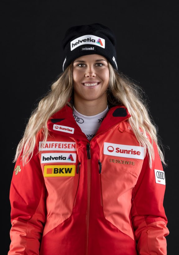 Aline Danioth an der Gewerbeausstellung in Steinhausen