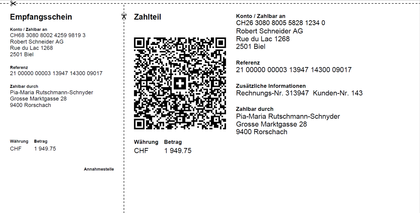 QR-Rechnung • Rechnungen ausstellen und bezahlen